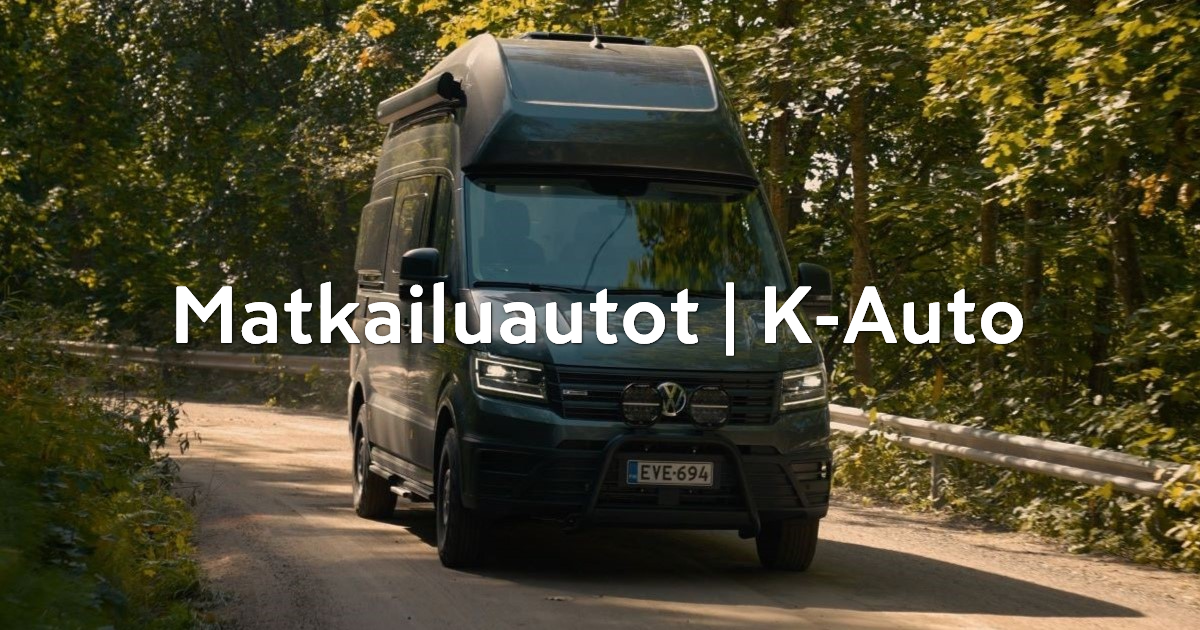 Matkailuautot – Uudet & käytetyt asuntoautot | K-Auto